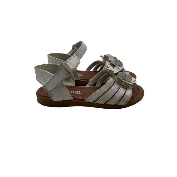 smartfit | Shoes | Smartfit Sandal Toddler Girl Size 7 White Strappy ...